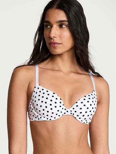 Victoria's Secret Sexy Tee Smooth Lightly Lined Demi Bra - Print