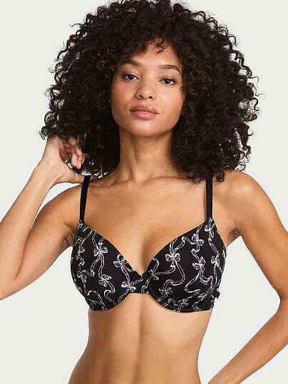 Victoria's Secret Sexy Tee Smooth Lightly Lined Demi Bra - Print