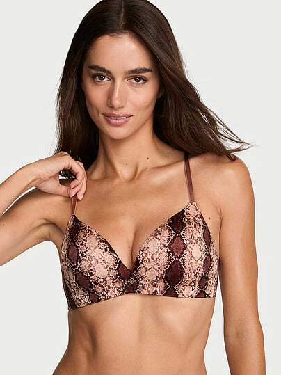 Victoria's Secret Very Sexy So Obsessed Shine Strap Wireless Push-up Bra - Print