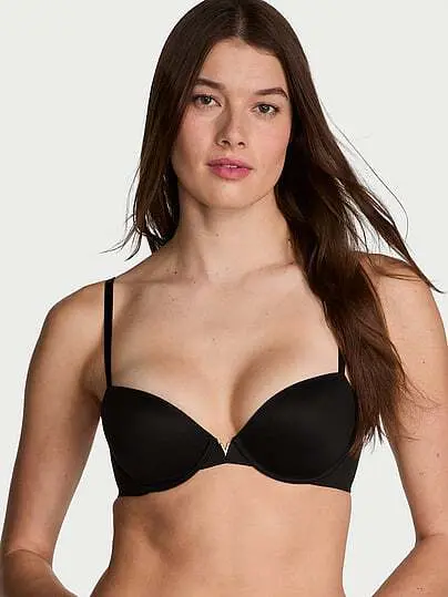 Victoria's Secret Love Cloud Smooth Lightly Lined Demi Bra - Black