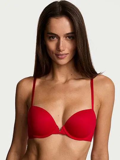 Victoria's Secret Love Cloud Smooth Lightly Lined Demi Bra - Red