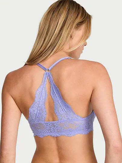 Victoria's Secret Dream Angels Lace Push-up Bra - Blue