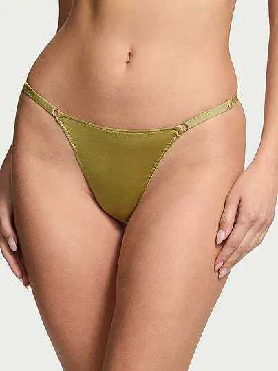 Victoria's Secret Very Sexy Hardware Adjustable V-string Panty - Beige