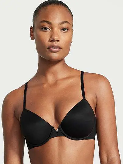 Victoria's Secret Love Cloud Smooth Lightly Lined Full-coverage Bra - Black