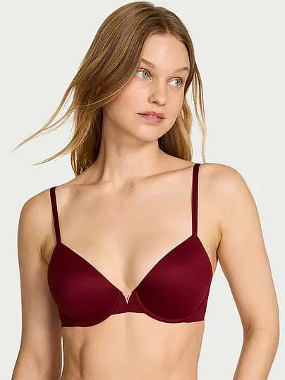 Victoria's Secret Love Cloud Smooth Lightly Lined Full-coverage Bra - Red