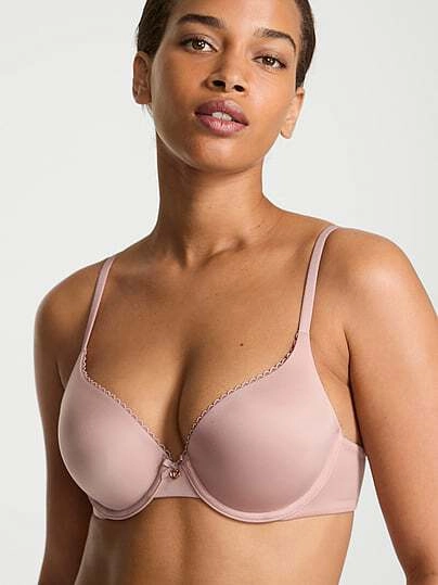 Victoria's Secret Body Victoria Perfect Shape Smooth Push-up Bra - Beige