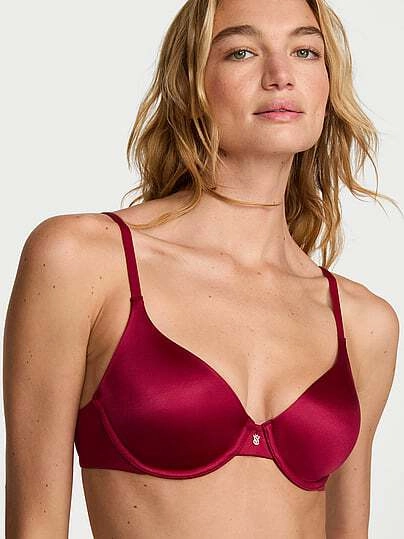 Victoria's Secret Body Victoria Lightly Lined Full-coverage Bra - Red