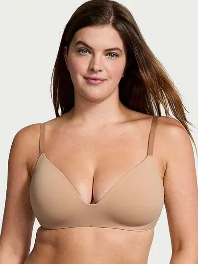 Victoria's Secret The T-shirt Smooth Lightly Lined Wireless Bra - Beige
