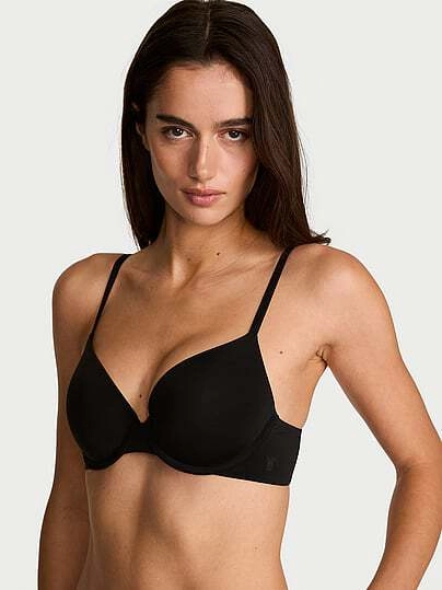 Victoria's Secret The T-shirt Perfect Shape Smooth Push-up Bra - Black