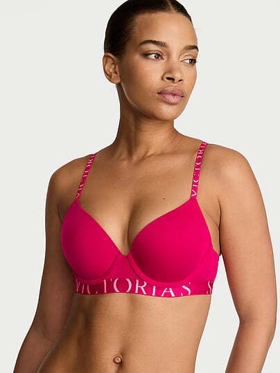 Victoria's Secret The T-shirt Perfect Shape Smooth Push-up Bra - Pink