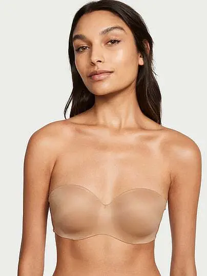 Victoria's Secret Bare Lightly Lined Smooth Strapless Bra - Beige