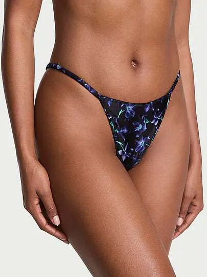 Victoria's Secret Very Sexy Smooth Strappy-back High-leg Thong Panty - Floral