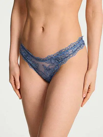 Victoria's Secret Very Sexy Icon Lace Adjustable Thong Panty - Multicolored