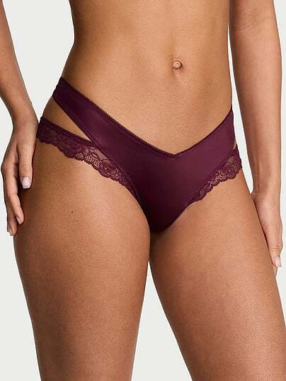 Victoria's Secret Very Sexy Smooth Strappy-back High-leg Thong Panty - Pink