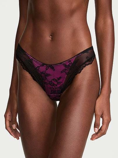 Victoria's Secret Very Sexy Smooth Strappy-back High-leg Thong Panty - Pink