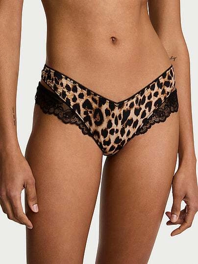 Victoria's Secret Very Sexy Smooth Strappy-back High-leg Thong Panty - Print
