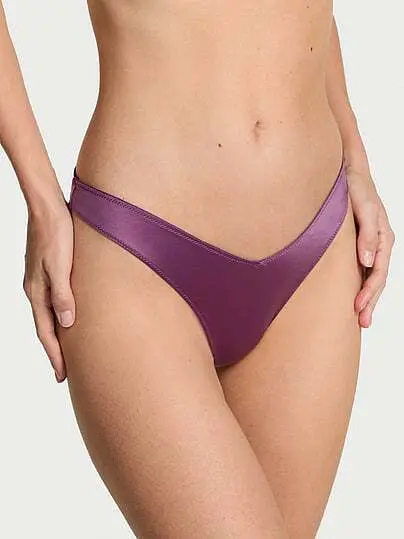 Victoria's Secret Very Sexy Smooth Strappy-back High-leg Thong Panty - Purple