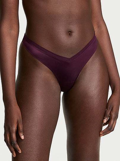Victoria's Secret Very Sexy Smooth Strappy-back High-leg Thong Panty - Purple