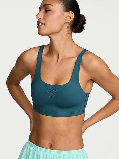 Victoria's Secret Vsx Featherweight Max Sports Bra - Deep Teal