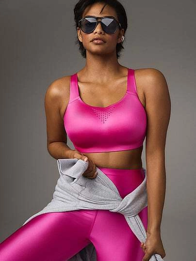 Victoria's Secret Vsx Featherweight Max Sports Bra - Pink