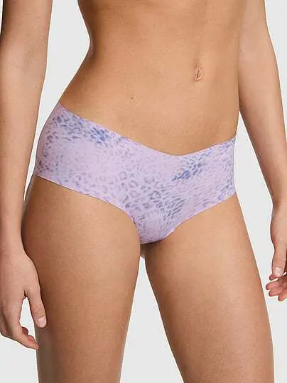 Pink No-show Hiphugger Panty - Print