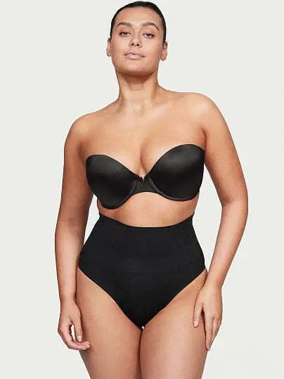 Victoria's Secret High-waist Seamless Brief Panty - Black