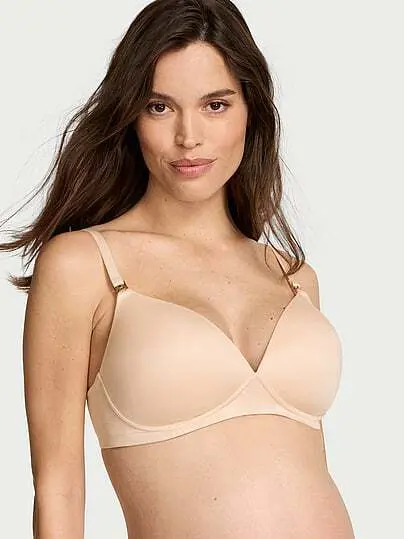 Victoria's Secret Body Victoria Smooth Wireless Nursing Bra - Beige