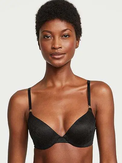 Victoria's Secret Very Sexy Icon Push-up Demi Bra - Black