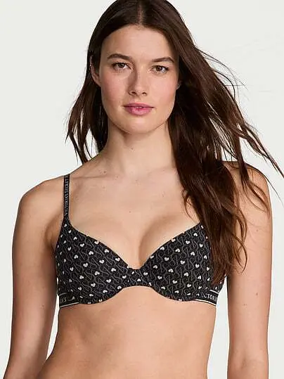 Victoria's Secret The T-shirt Lightly Lined Smooth Demi Bra - Print