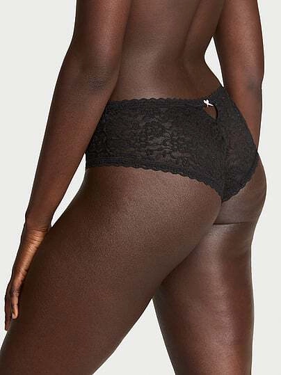 Victoria's Secret The Lacie Sparkle Cheeky Panty - Black