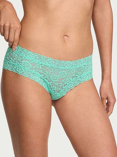 Victoria's Secret The Lacie Sparkle Cheeky Panty - Blue