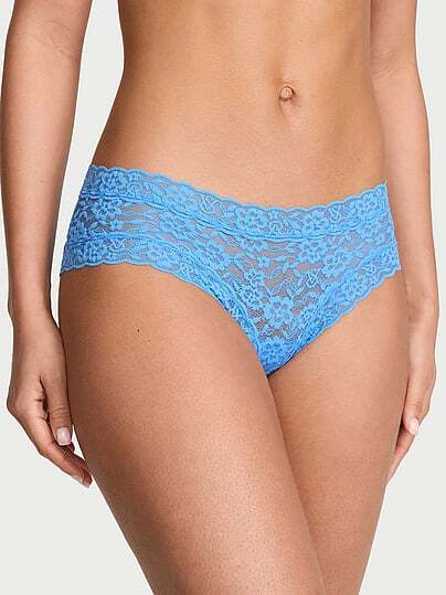 Victoria's Secret The Lacie Sparkle Cheeky Panty - Blue