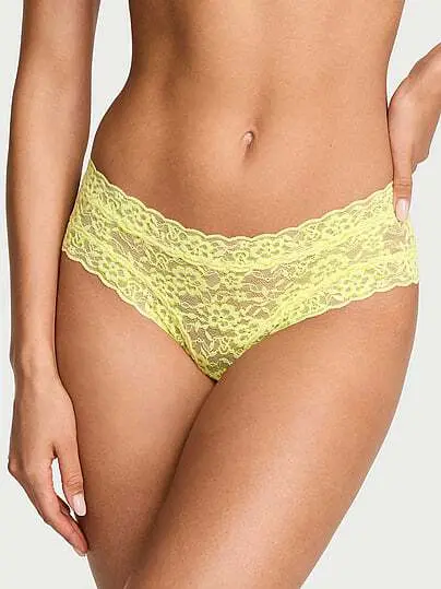 Victoria's Secret The Lacie Lace Cheeky Panty - Multicolored
