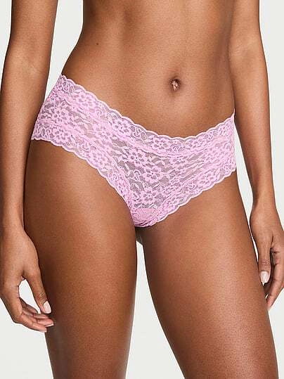 Victoria's Secret The Lacie Lace Keyhole Cheeky Panty - Multicolored