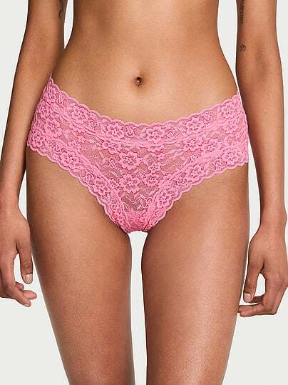 Victoria's Secret The Lacie Lace Strappy-back Cheeky Panty - Multicolored