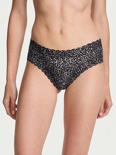 Victoria's Secret The Lacie Lace Strappy-back Cheeky Panty - Print