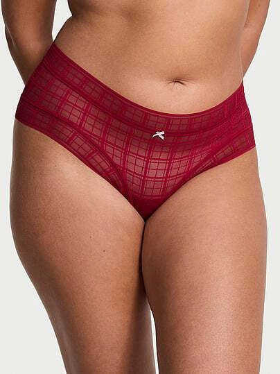 Victoria's Secret The Lacie Sparkle Cheeky Panty - Red