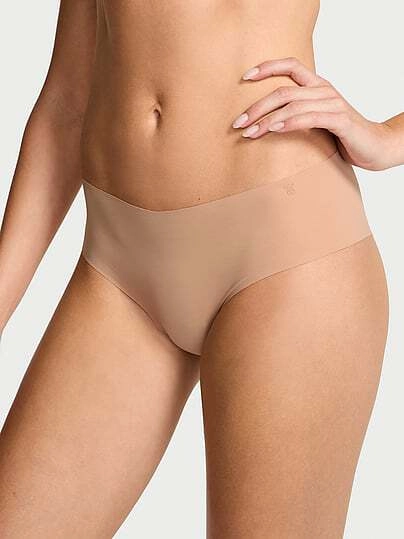 Victoria's Secret No-show Strappy Cheeky Panty - Beige