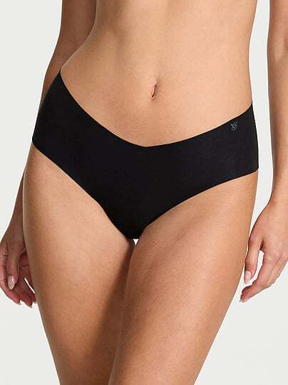 Victoria's Secret No-show Strappy Cheeky Panty - Black
