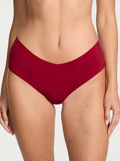 Victoria's Secret No-show Mesh Cheeky Panty - Red