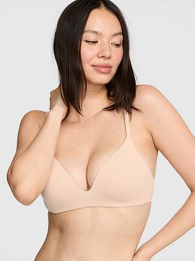 Pink Wear Everywhere™ Push-up Wireless Bra - Beige