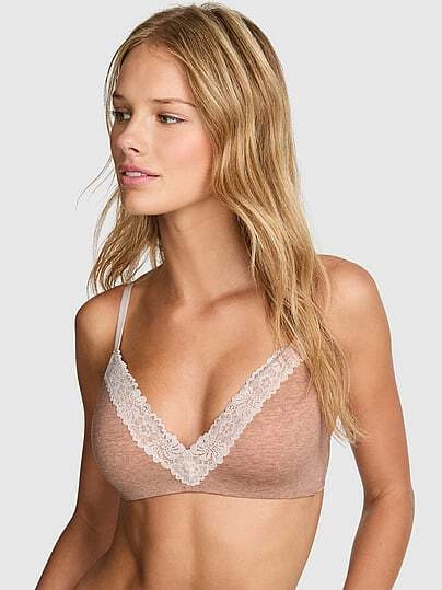 Pink Wear Everywhere™ Push-up Wireless Bra - Beige