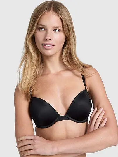Pink Wear Everywhere Everywhere™ Super Push-up Bra - Black