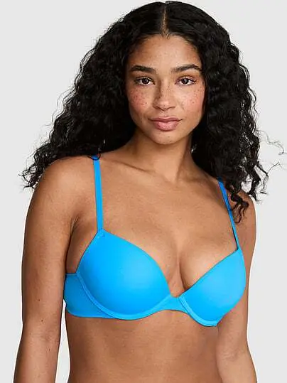 Pink Wear Everywhere Everywhere™ Super Push-up Bra - Blue