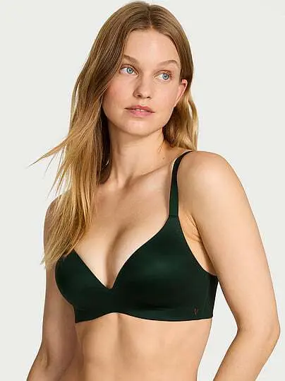 Victoria's Secret Bare Infinity Flex Perfect Shape Wireless Push-up Bra - Green