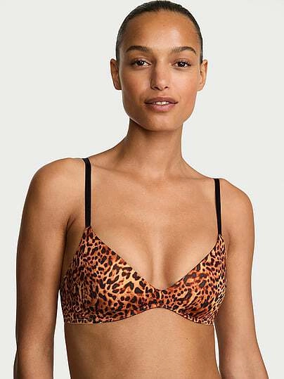 Victoria's Secret Sexy Tee Smooth Lacie Wireless Push-up Bra - Print