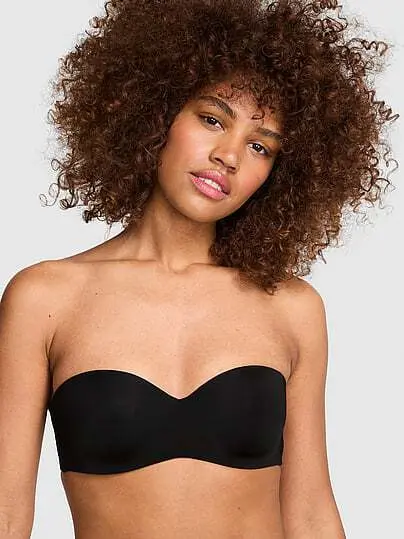Pink Wear Everywhere Everywhere™ Lightly Lined Strapless Bra - Black