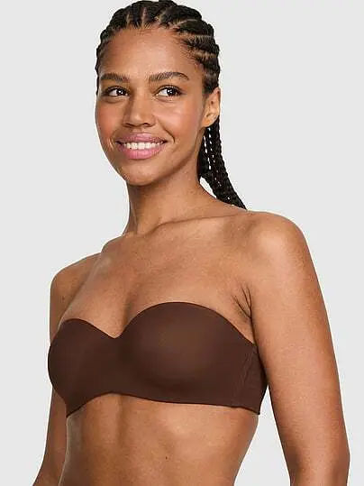 Pink Wear Everywhere Everywhere™ Lightly Lined Strapless Bra - Brown