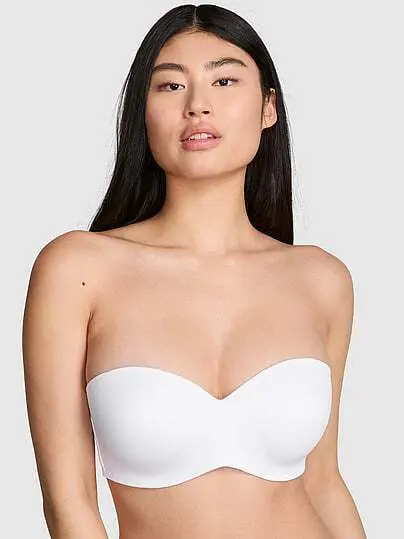 Pink Wear Everywhere Lightly Lined Strapless Bra - White,ivory
