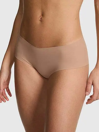 Pink No-show Cheeky Panty - Beige